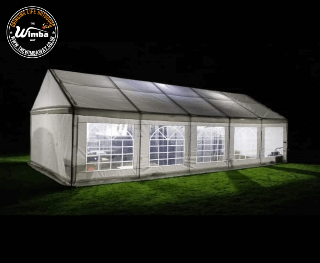 5x10m Commercial Grade 500gsm PVC Marquee - Wimba