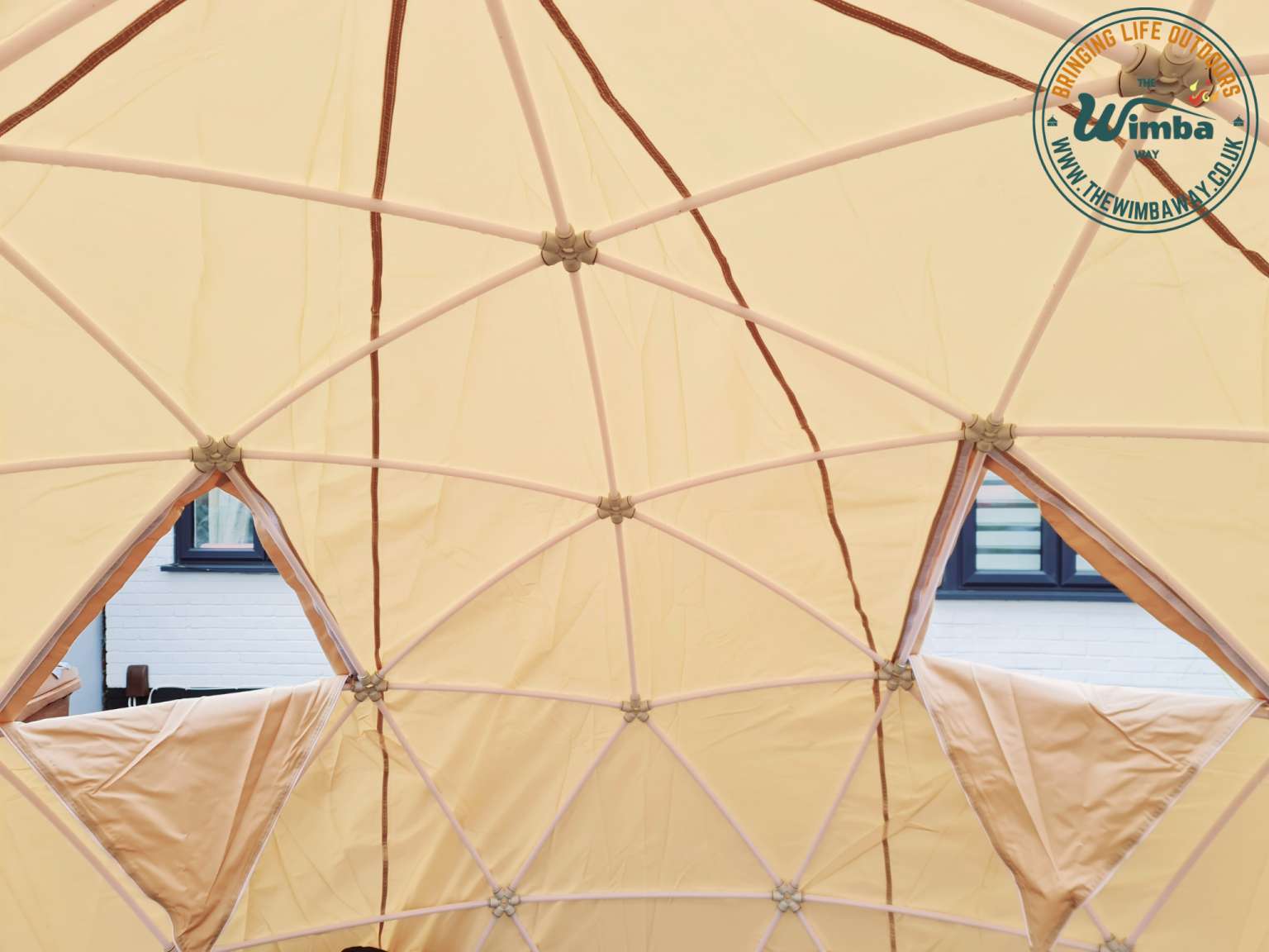 3.6m Replacement Half Transparent PVC Cover for Geodesic Garden Igloo ...