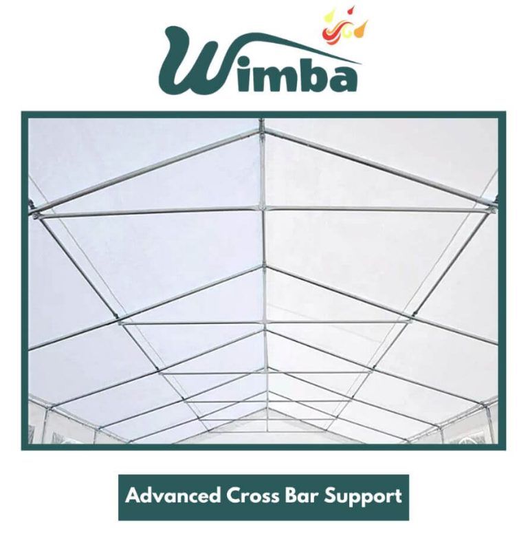 6x12m Deluxe Heavy-Duty Plus 500gsm PVC Marquee - Wimba