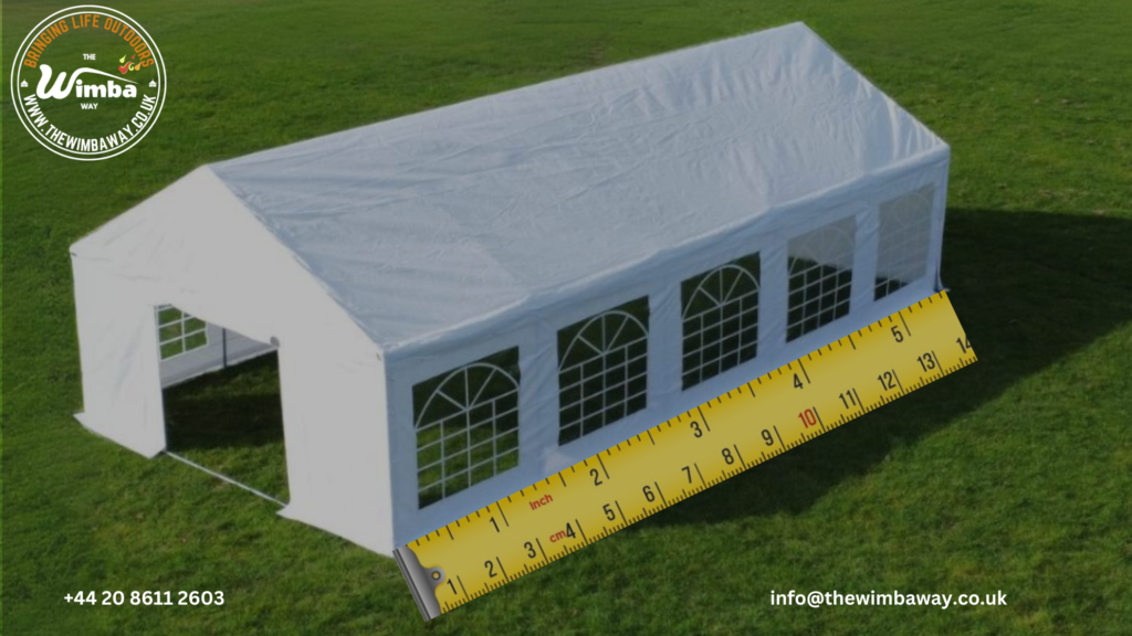 How do I choose the right size marquee for my event - Wimba
